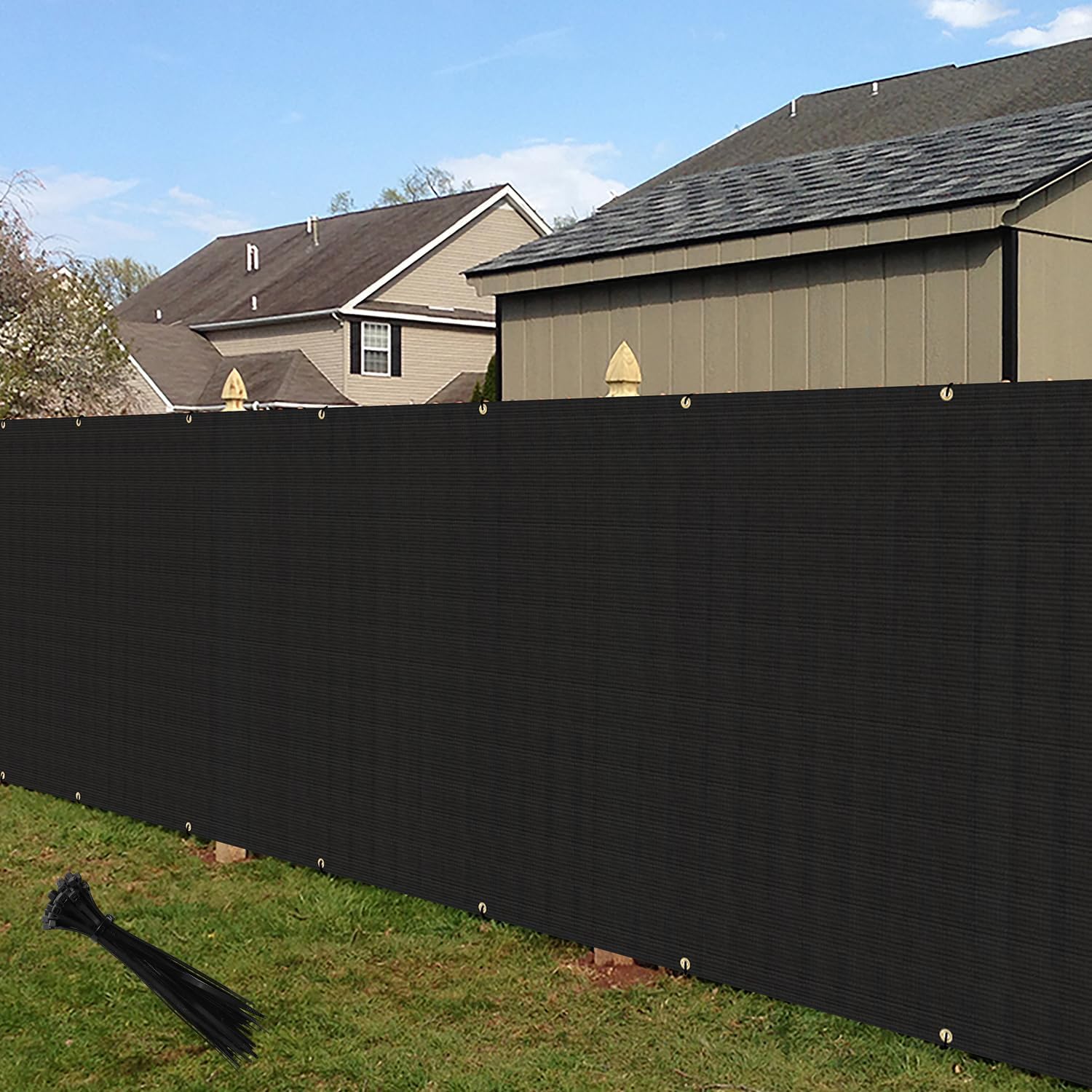 Amazon.com : NEXCOVER Privacy Screen Fence – 6’X 50’ Heavy Duty Mesh ...