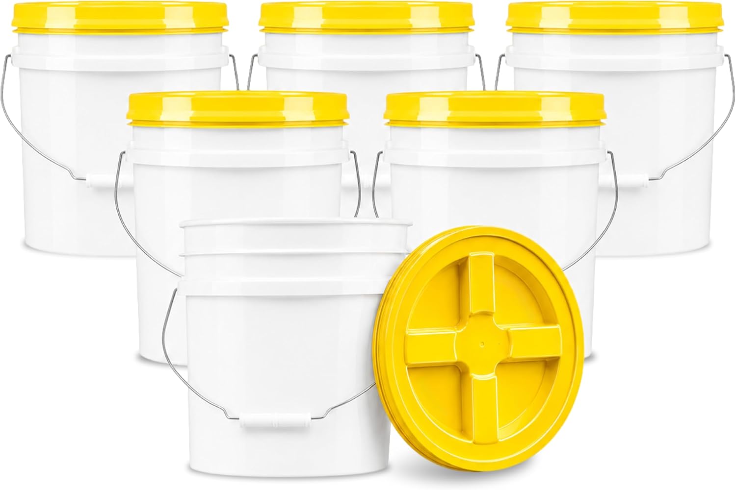 Amazon.com: ePackageSupply 3.5 Gallon Bucket with Lid - Food Grade Bucket with Airtight Gamma ...
