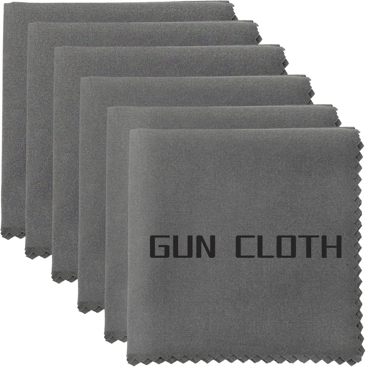 Amazon.com: Miaozhun 6 Pack Microfiber Gun Cleaning Cloth, 12"x12" Lint ...