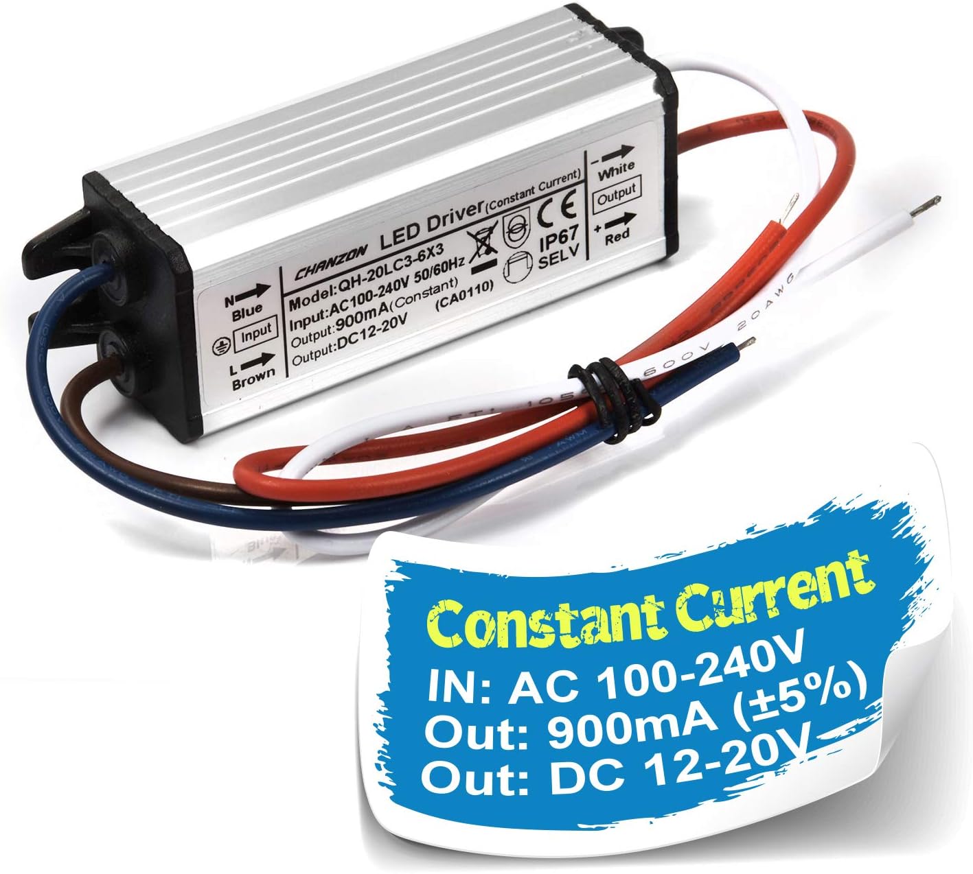 Magtech LP1020-36-C0480 LED Driver 20w 480ma Constant Current 36v ...