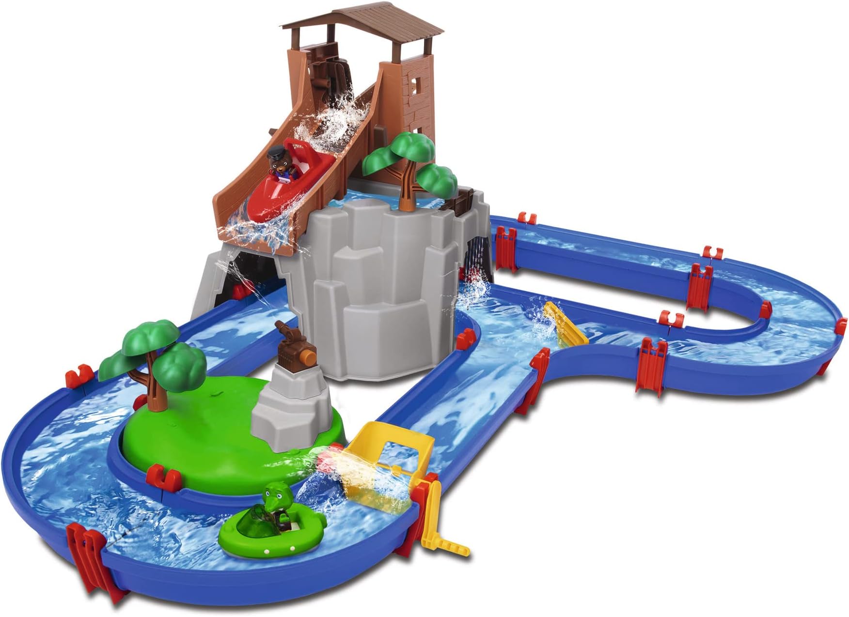 AquaPlay Mega Water Wheel - riesige Wasserbahn auf 2 Ebenen mit 2 ...