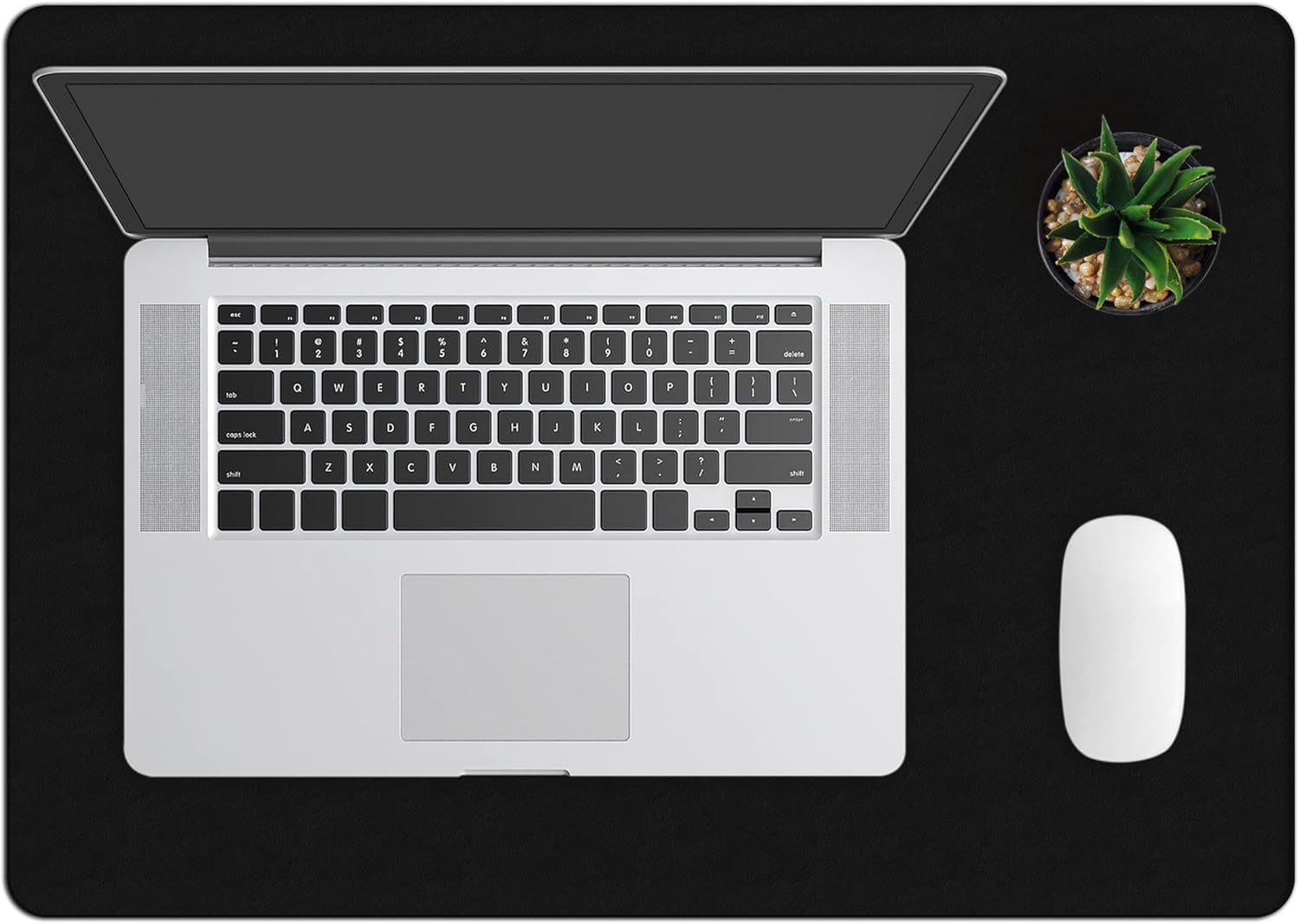 ZBRANDS // Leather Smooth Desk Mat Pad Blotter Protector, Extended Non ...