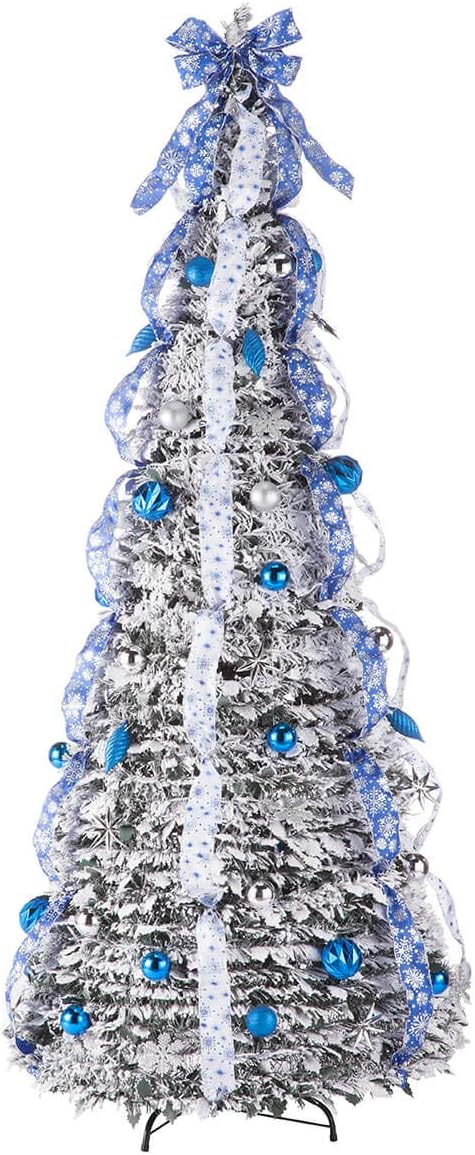 Amazon.com: Pop Up Christmas Tree with Light & Remote, 6FT Pull Up ...