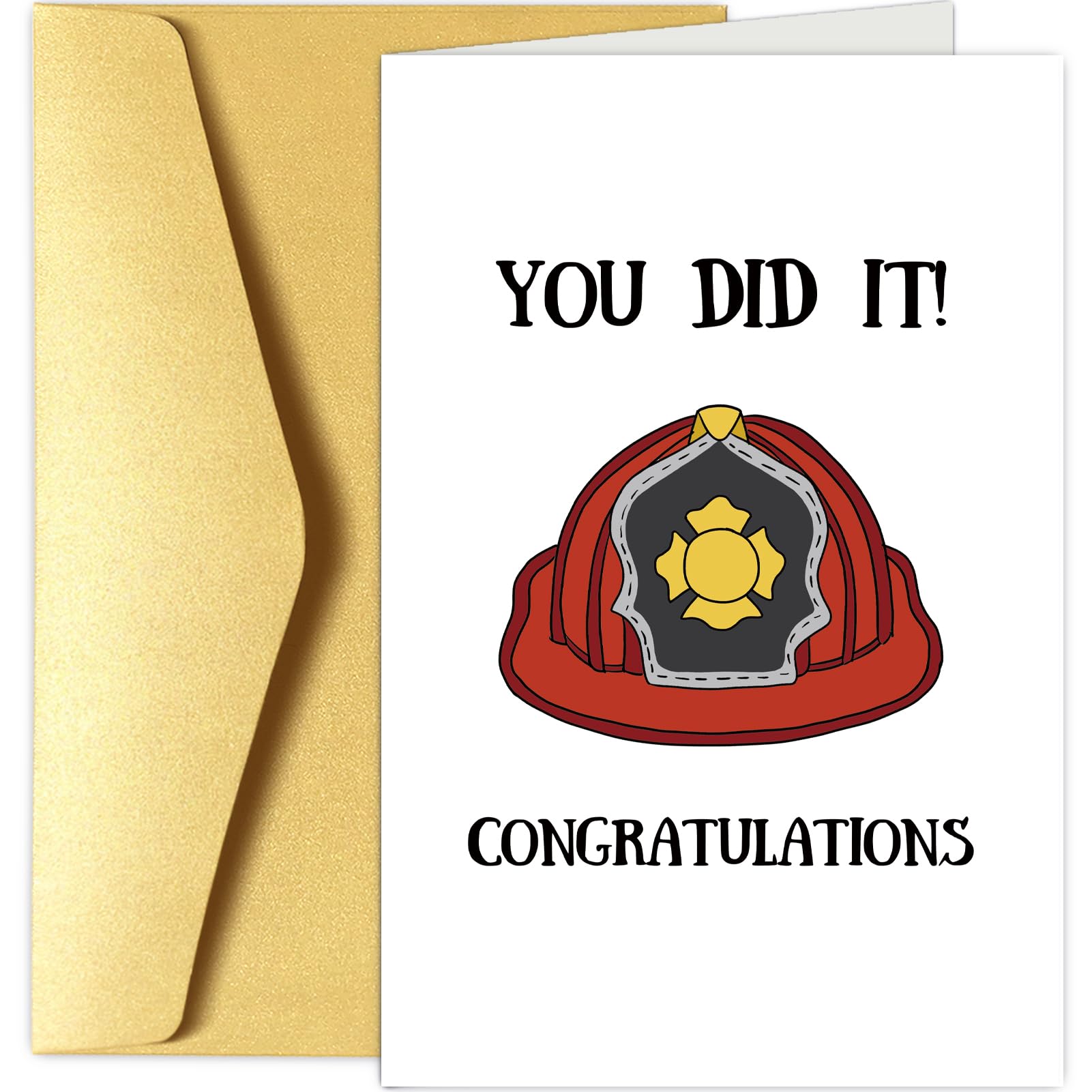 Snapklik.com : Fireman Congratulations Card, Firefighter Graduation ...