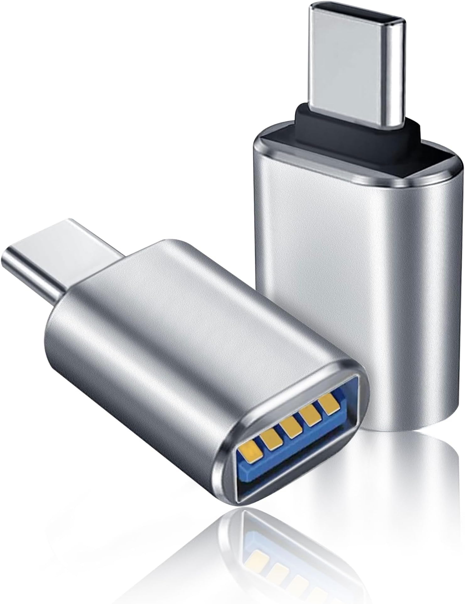 Mivi OAC2A Type-C to USB A Female OTG Adapter - (Grey) : Amazon.in ...