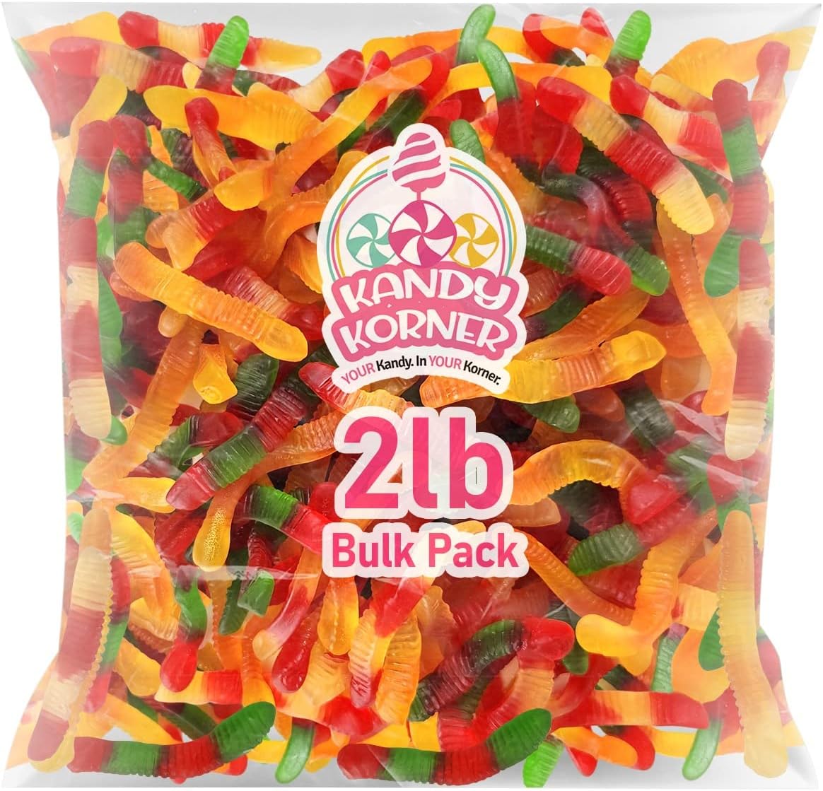 Amazon.com : Gummy Worms (2 LB) : Grocery & Gourmet Food