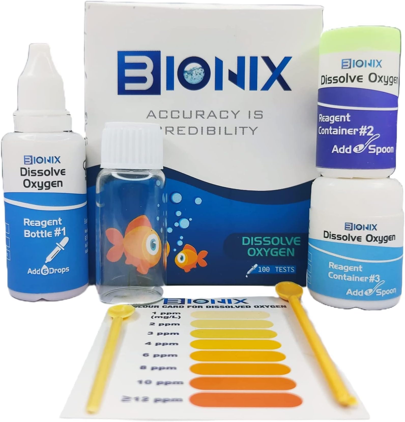 BIONIX Dissolve Oxygen Test Kit (100 Test) : Amazon.in: Pet Supplies