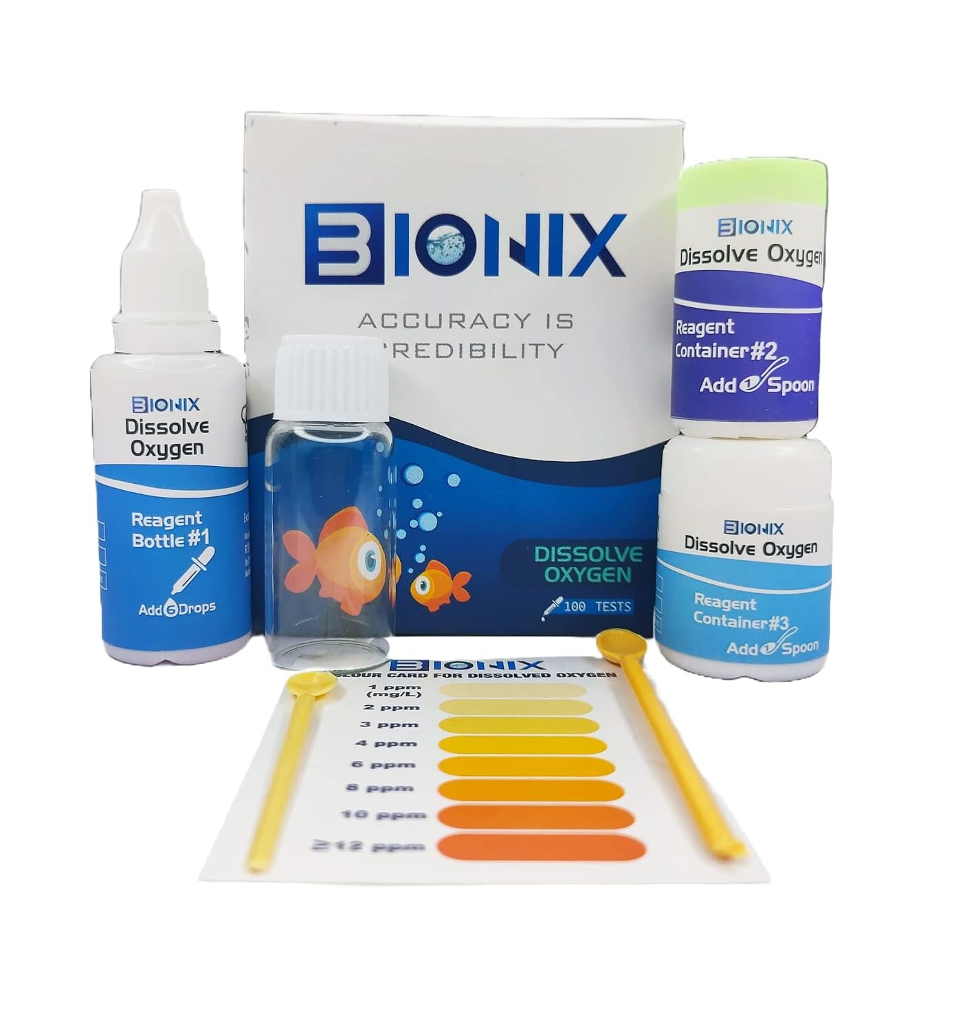 BIONIX Dissolve Oxygen Test Kit (100 Test) : Amazon.in: Pet Supplies
