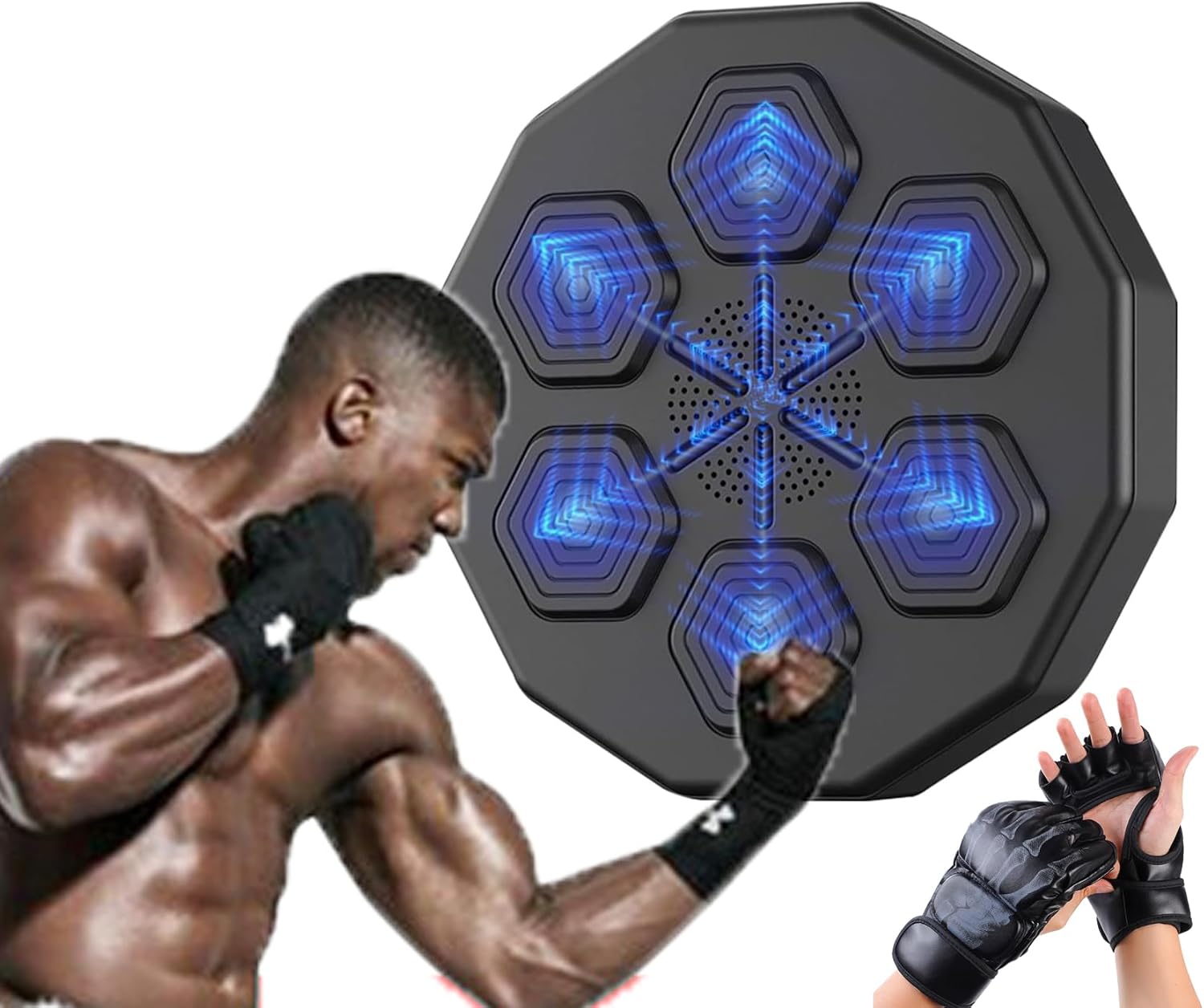 Amazon.com : Music Boxing Machine with Boxing Gloves,Home Wall Mount ...