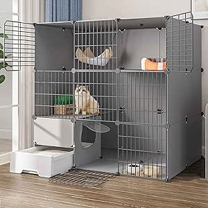 Inomhus kaninburar stora, kattburar inomhus stor med sandbricka ...