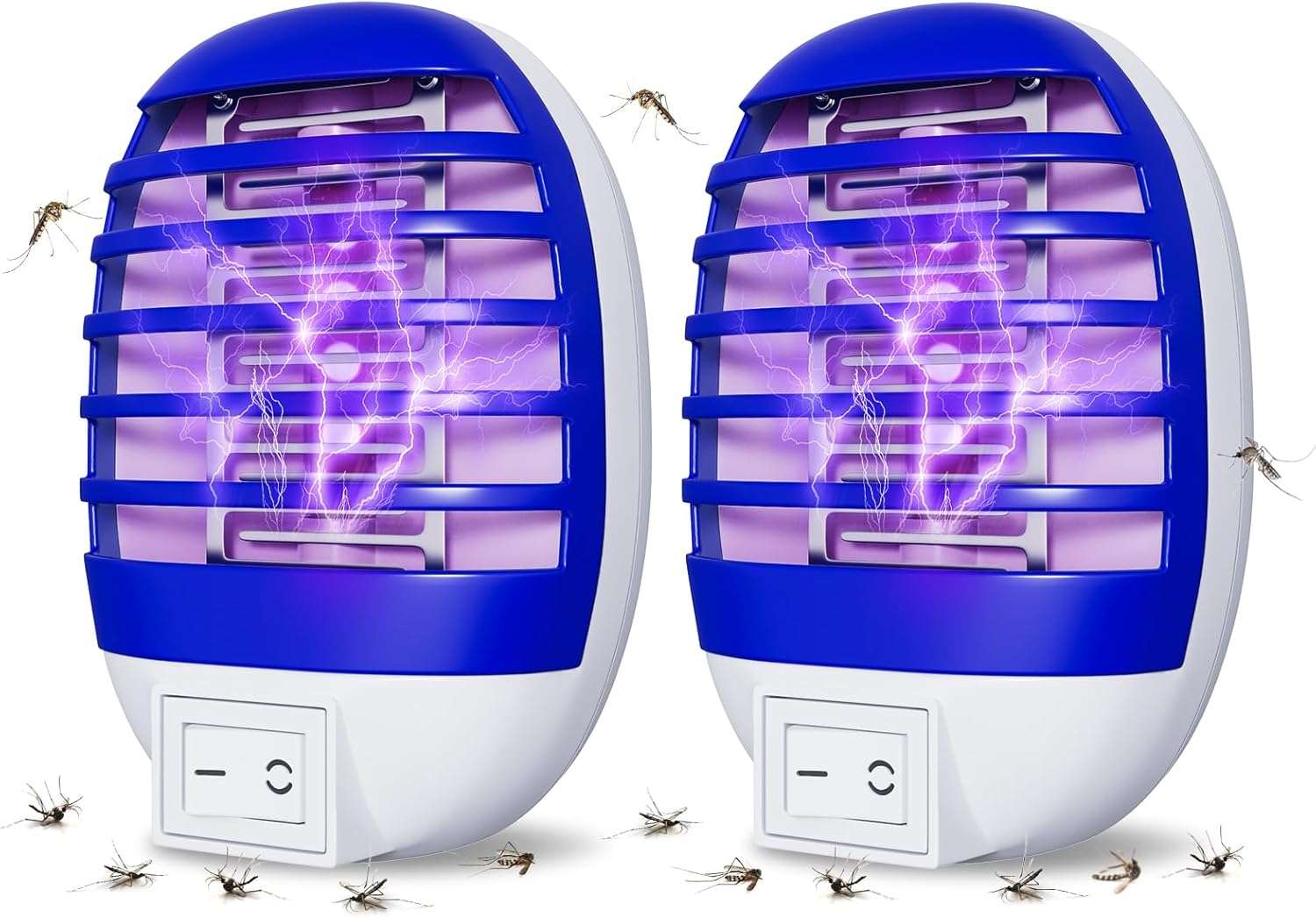 Amazon.com : 2 Pack Plug in Bug Zappers Indoor for Flying Insect ...