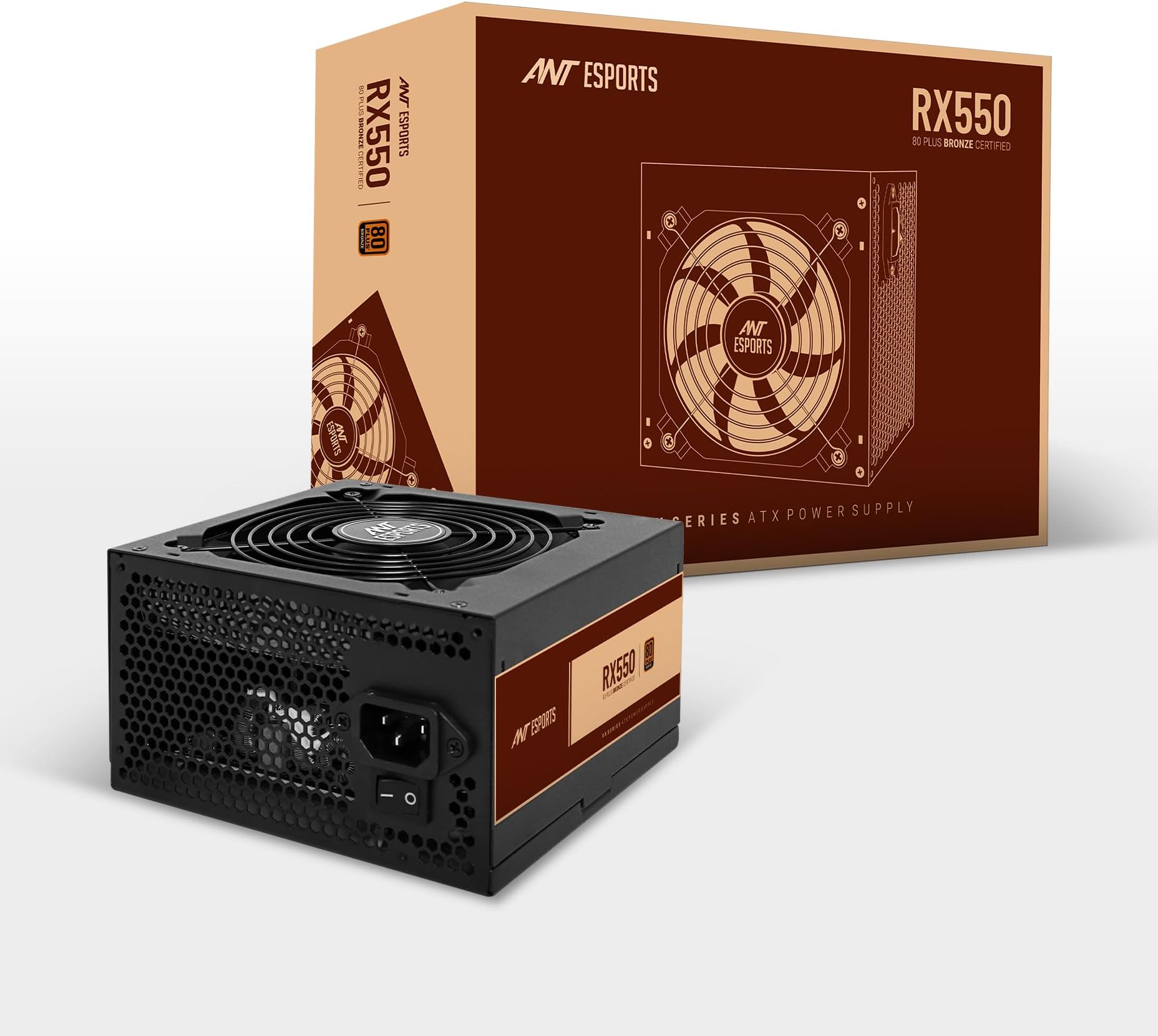 Amazon.in: Buy Ant Esports RX550 550 Watt 80 Plus Bronze Certified ...