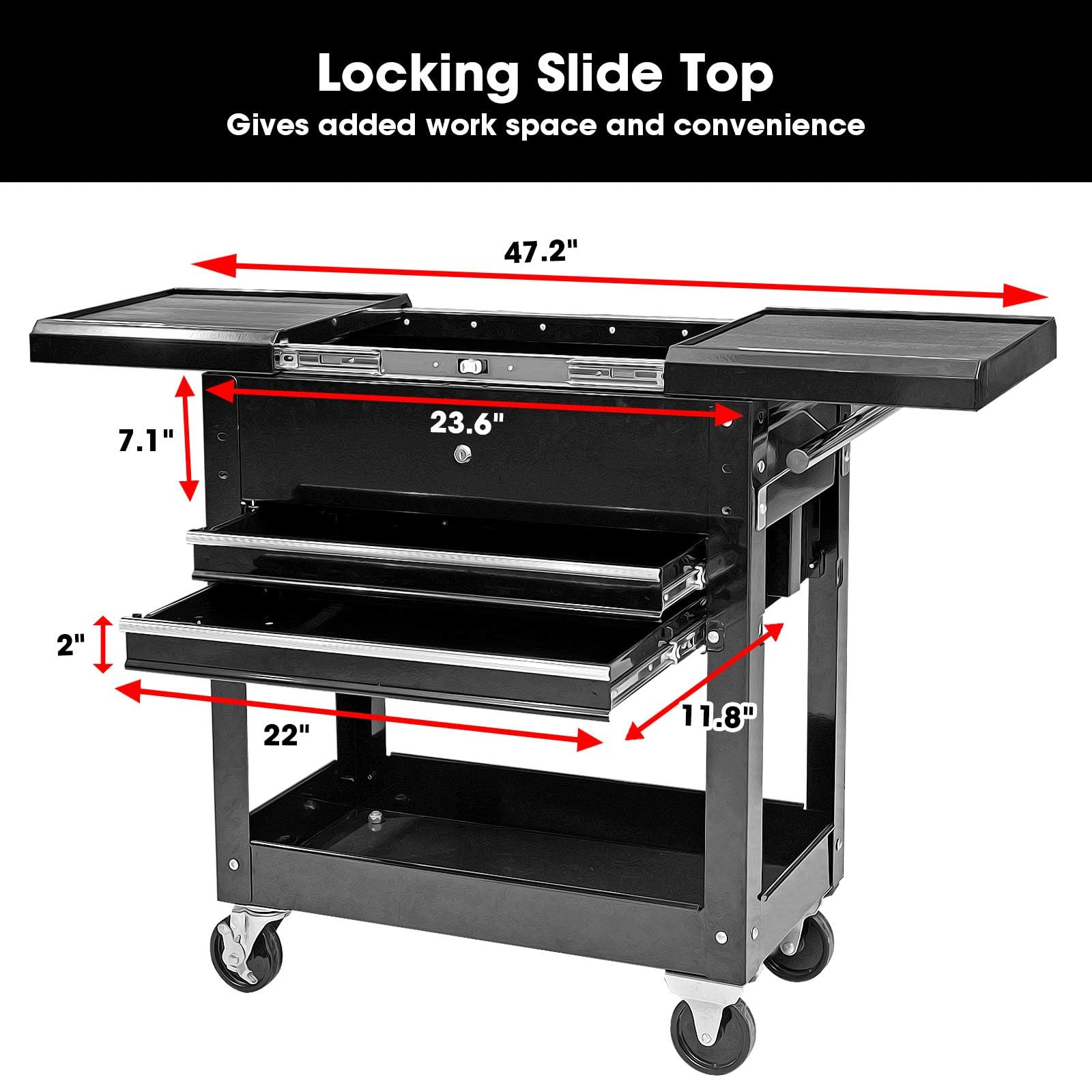 Snapklik.com : Torin ATC310B-1 Service Utility Tool Cabinet Cart
