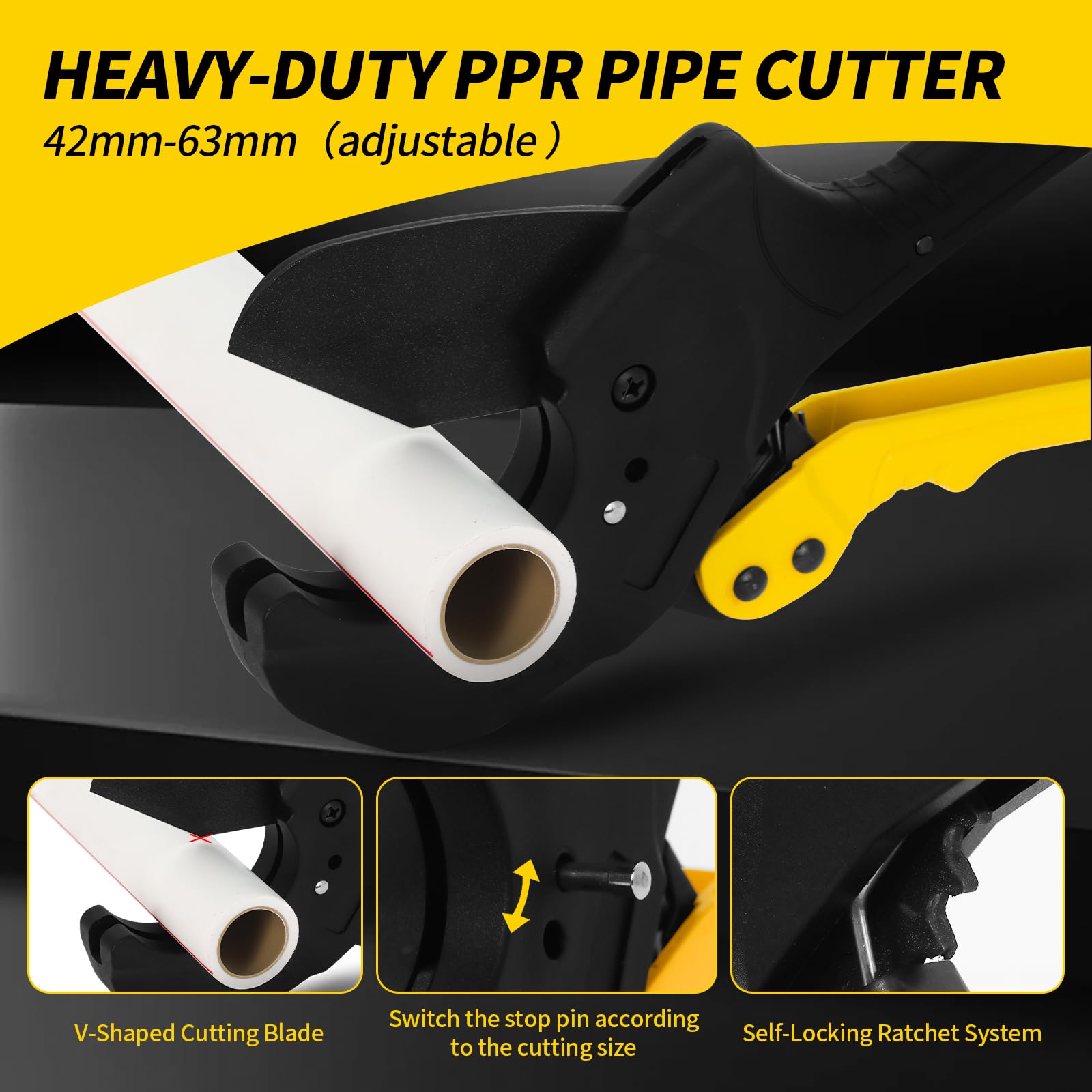 2 Inch Pvc Cutter Kerry PVC Pipe Cutter, Up To 2-1/2\" Ratcheting Heavy ...