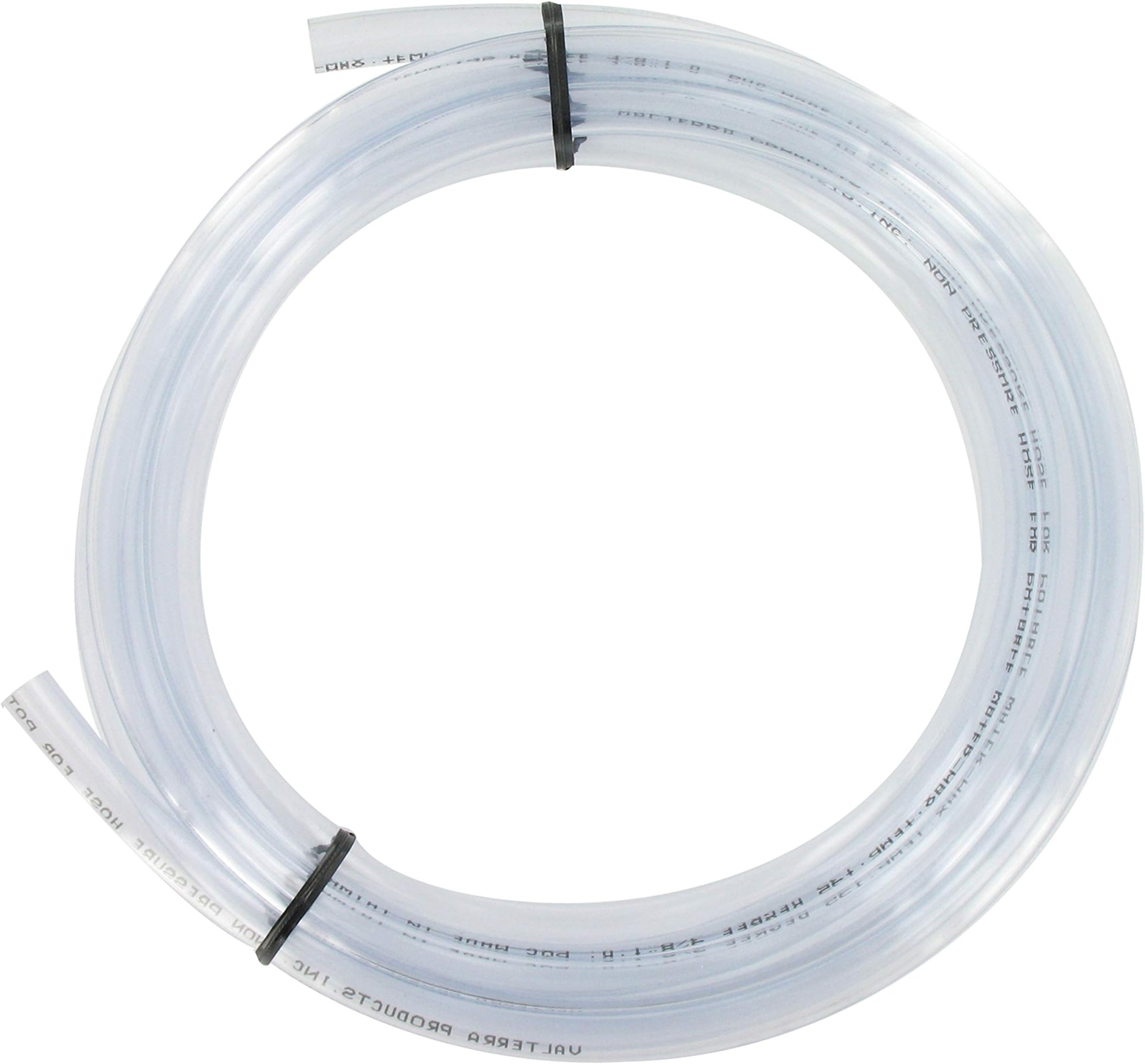 Amazon.com: EZ-FLO 3/8 Inch ID (1/2 Inch OD) White Polyethylene Tubing ...
