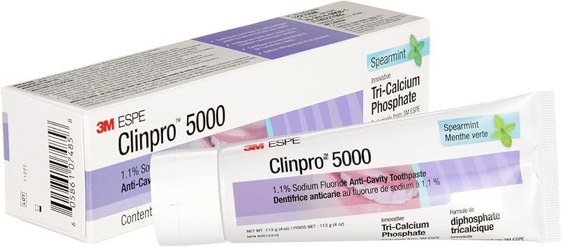 3M Clinpro 5000 Anti-Cavity Toothpaste (1.1% Sodium Fluoride ...