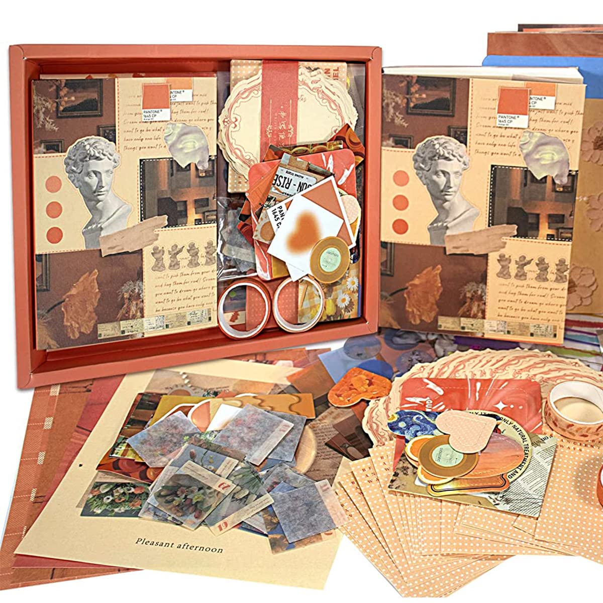 HASTHIP® Scrapbook Stickers Supplies Kit, DIY Journal Kit with ...