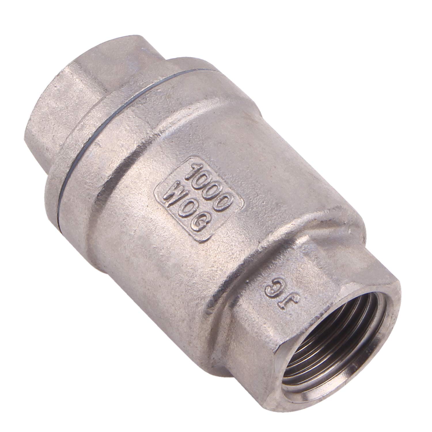 Snapklik.com : 1/2 Inch Vertical Check Valve SUS304 Spring Loaded Check ...