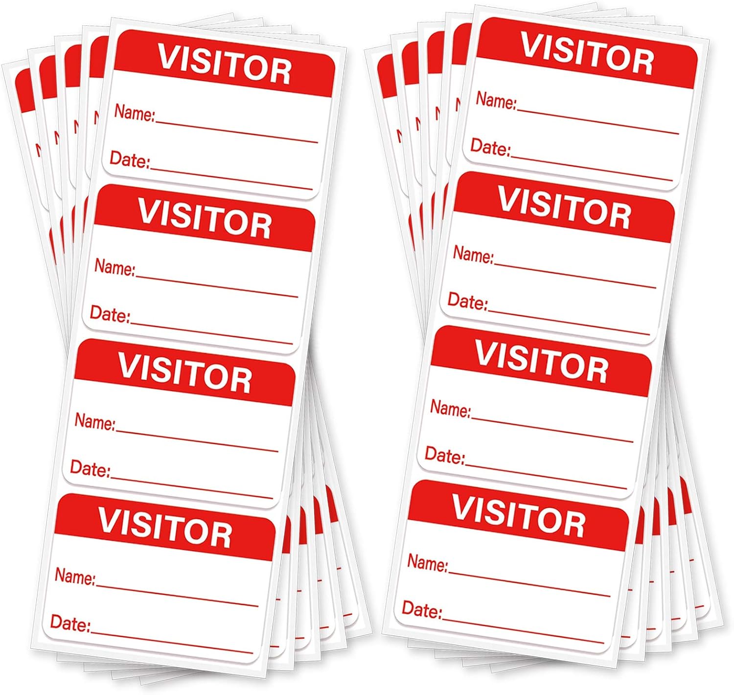 Amazon.com : Visitor Stickers,Visitor Name Stickers Labels,3 x 2 Inches ...