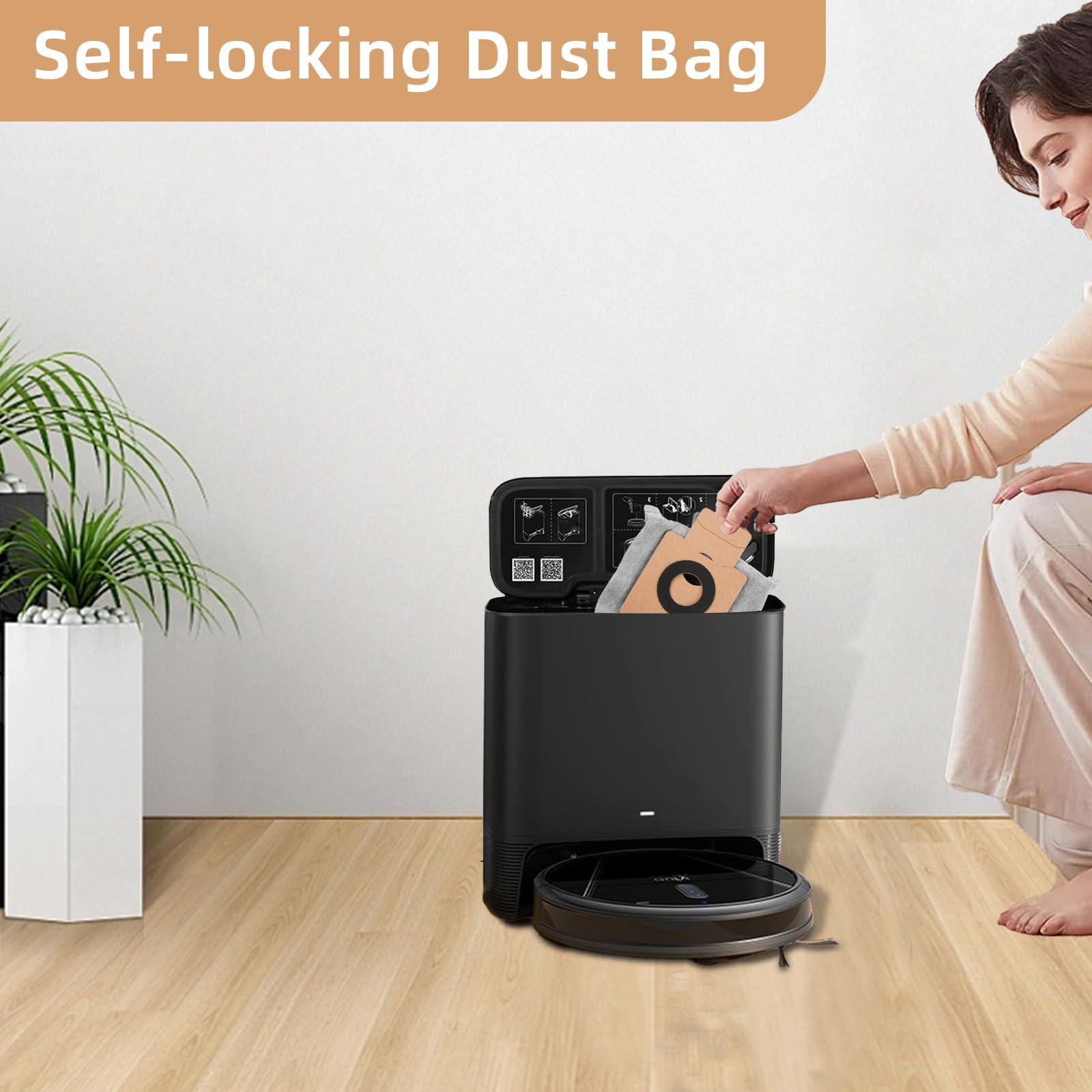 Snapklik.com : 10 Pack Dust Bags For Eufy Clean X8 Pro Robot Vacuum ...