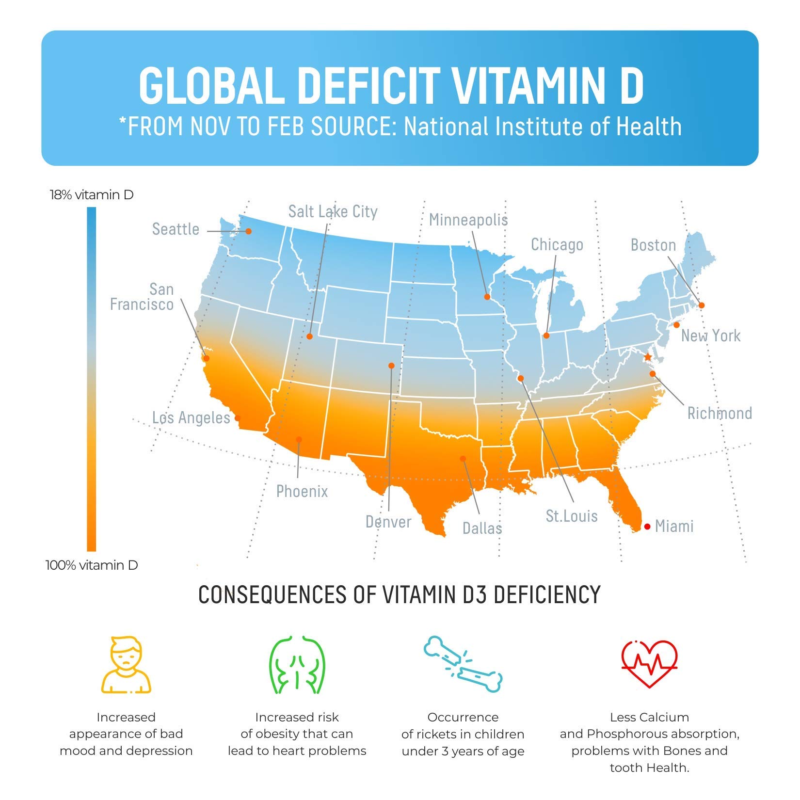 Vitamin D Deficiency Map Vitamin D And The Winter Blues Falkner