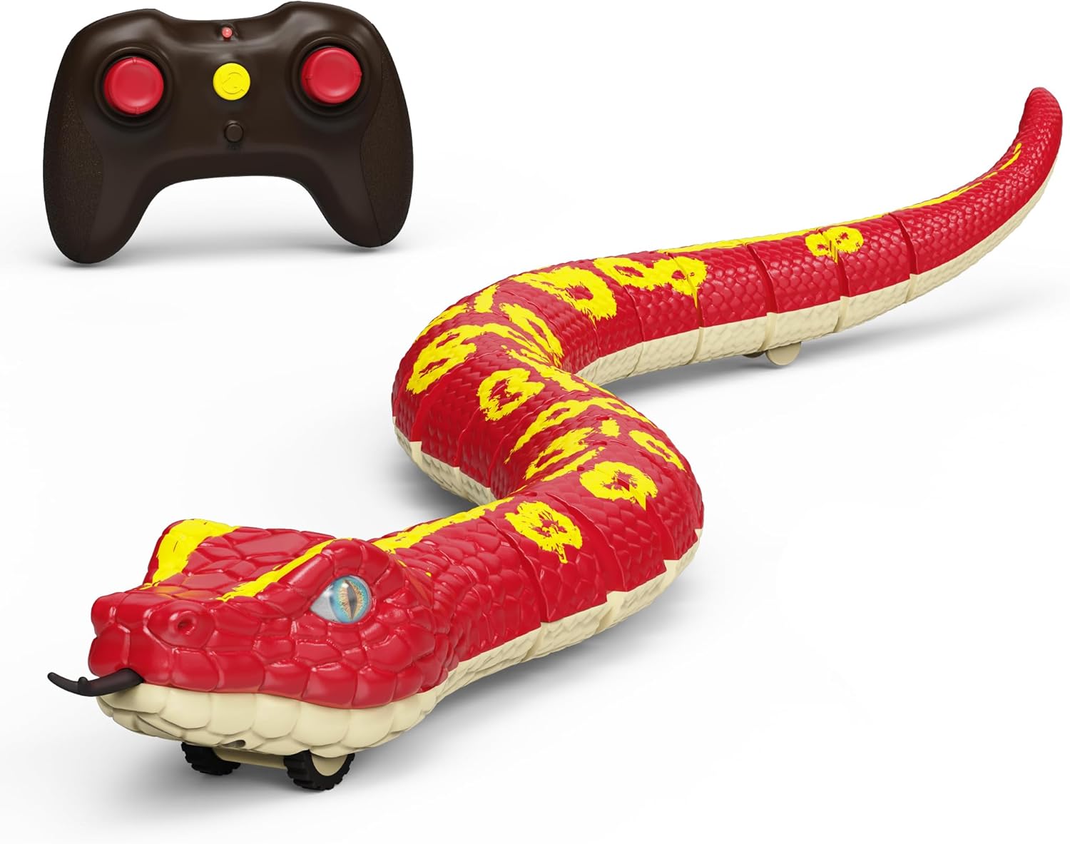 TERRA by Battat - RC Snake: Red Python - RC Snake - Remote Control Reptile - Kids Remote Control ...