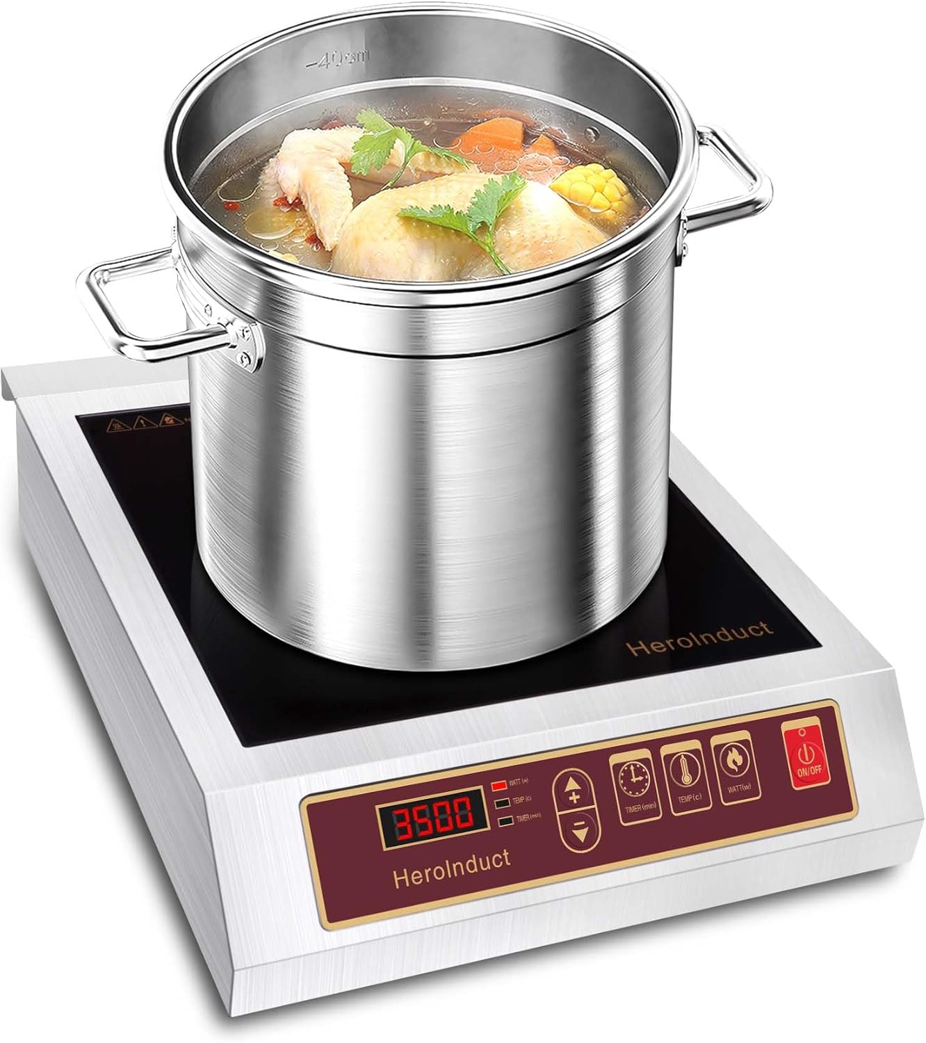 Amazon.com: HeroInduct Induction Cooktop 208-240V 3500W Commercial ...