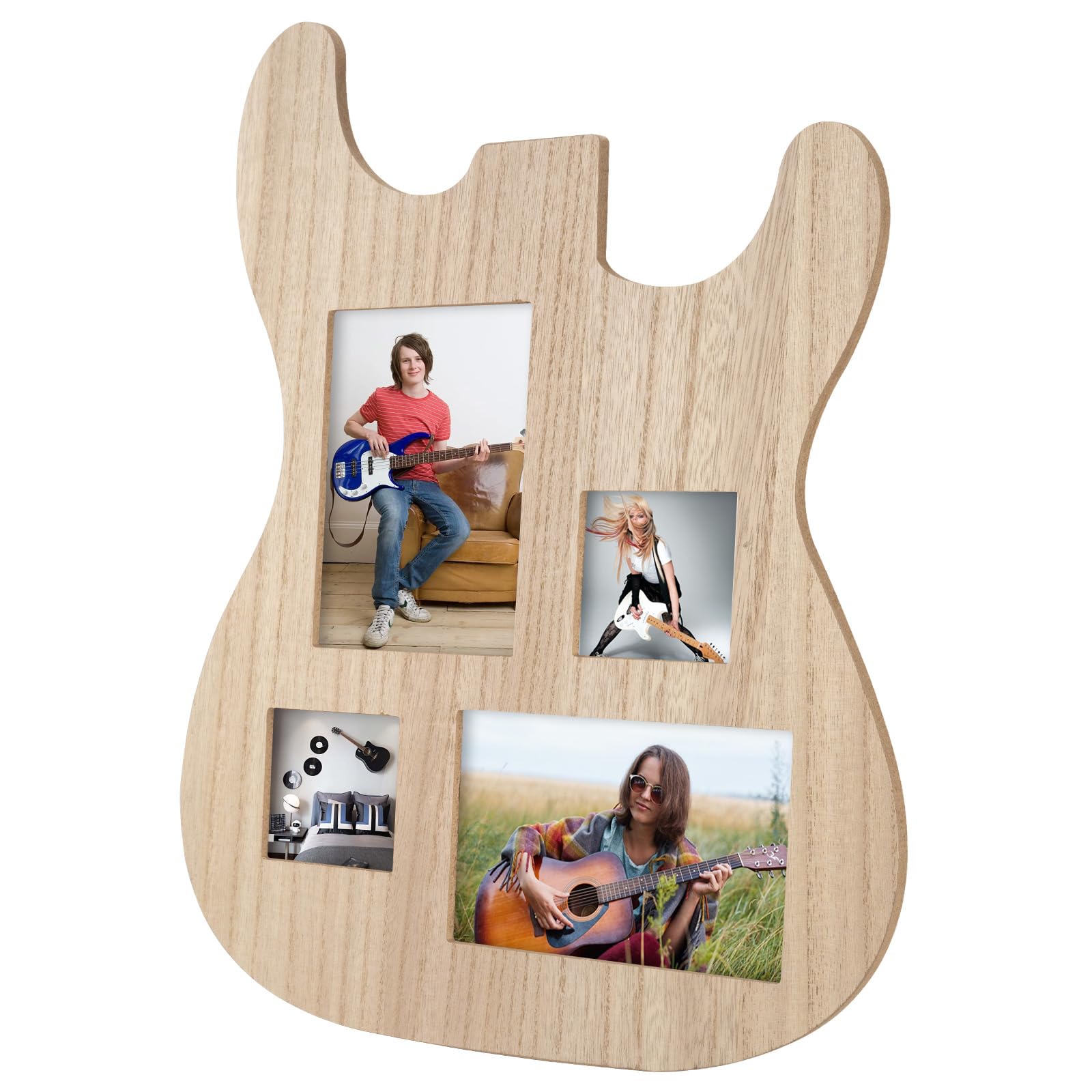 Amazon.com - Guitar Body Shaped Picture Frame,Plucked Instruments Wall ...