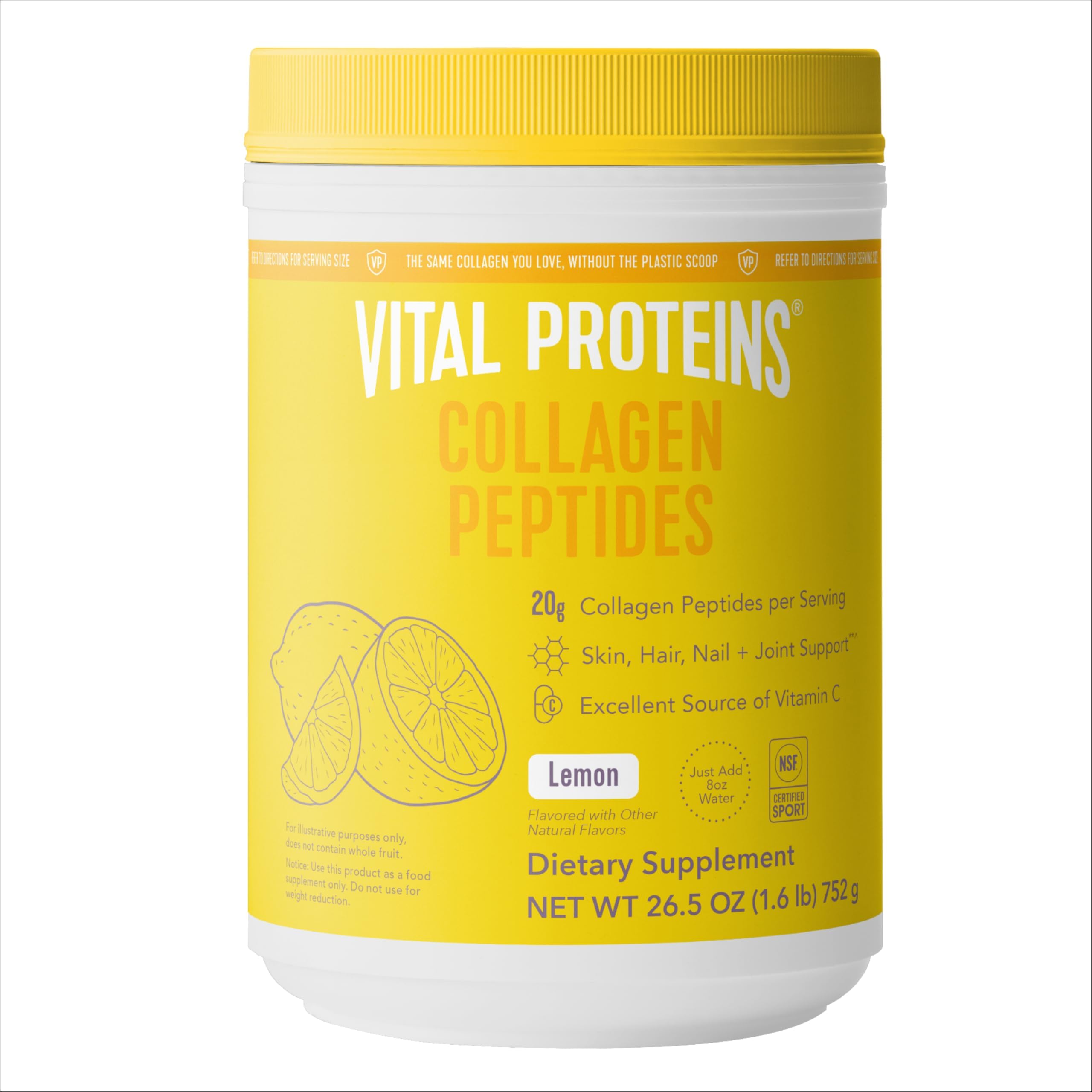 Amazon.com: Vital Proteins Collagen Peptides for Women - 20g Hydrolyzed ...