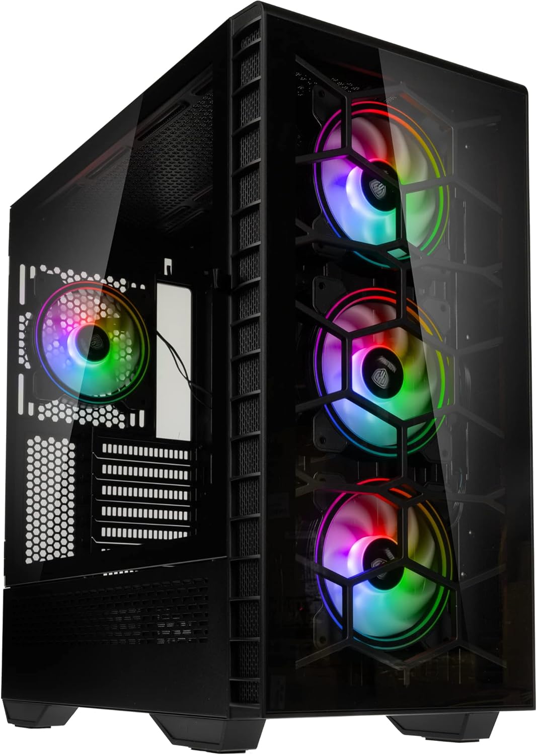 Amazon.com: Kolink PC Case Observatory Y Midi Tower Computer Case, 4 ...