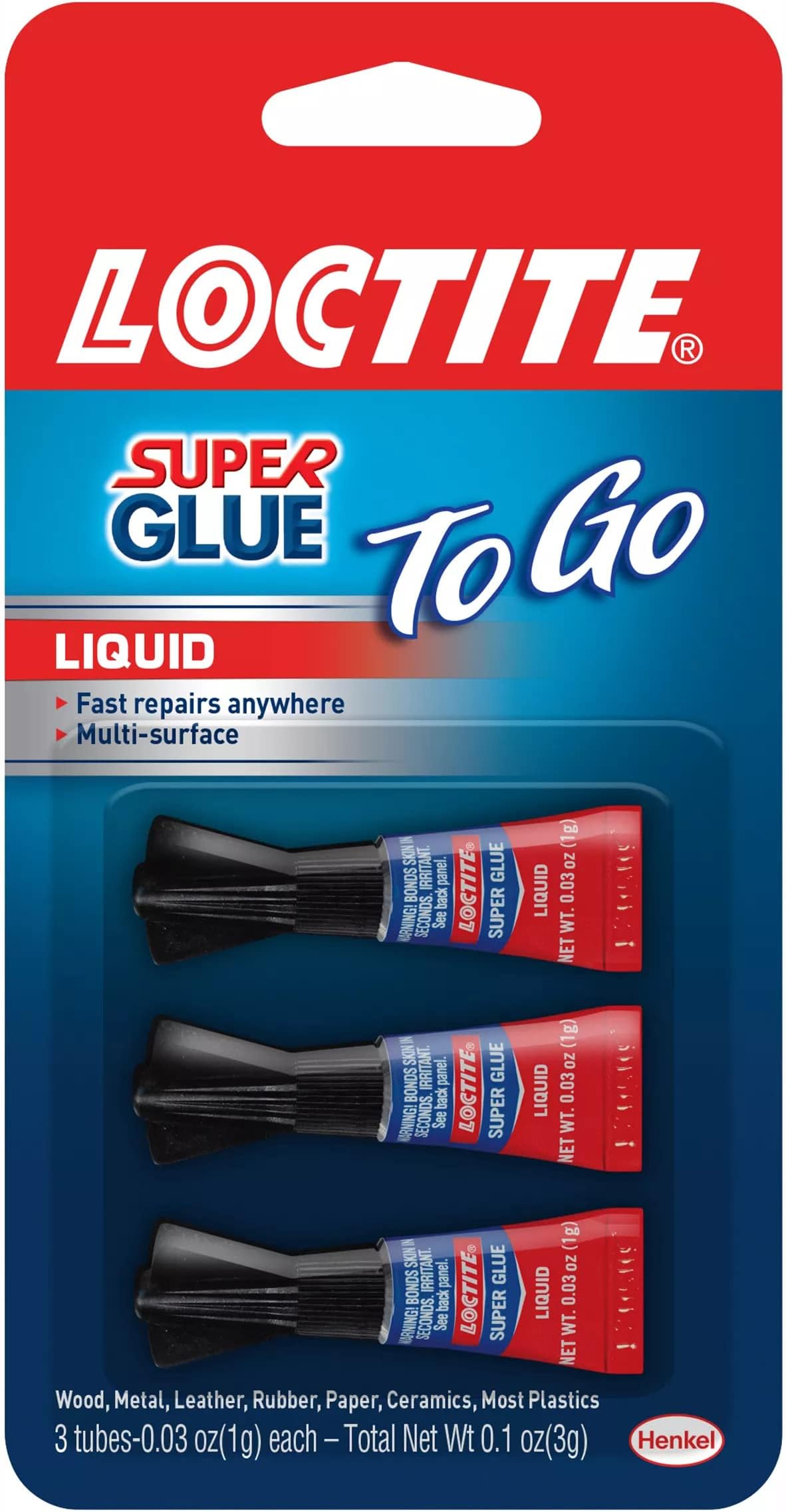 Amazon.com: Loctite 1734231-6 Liquid to Go Super Glue, 6-Pack of ...