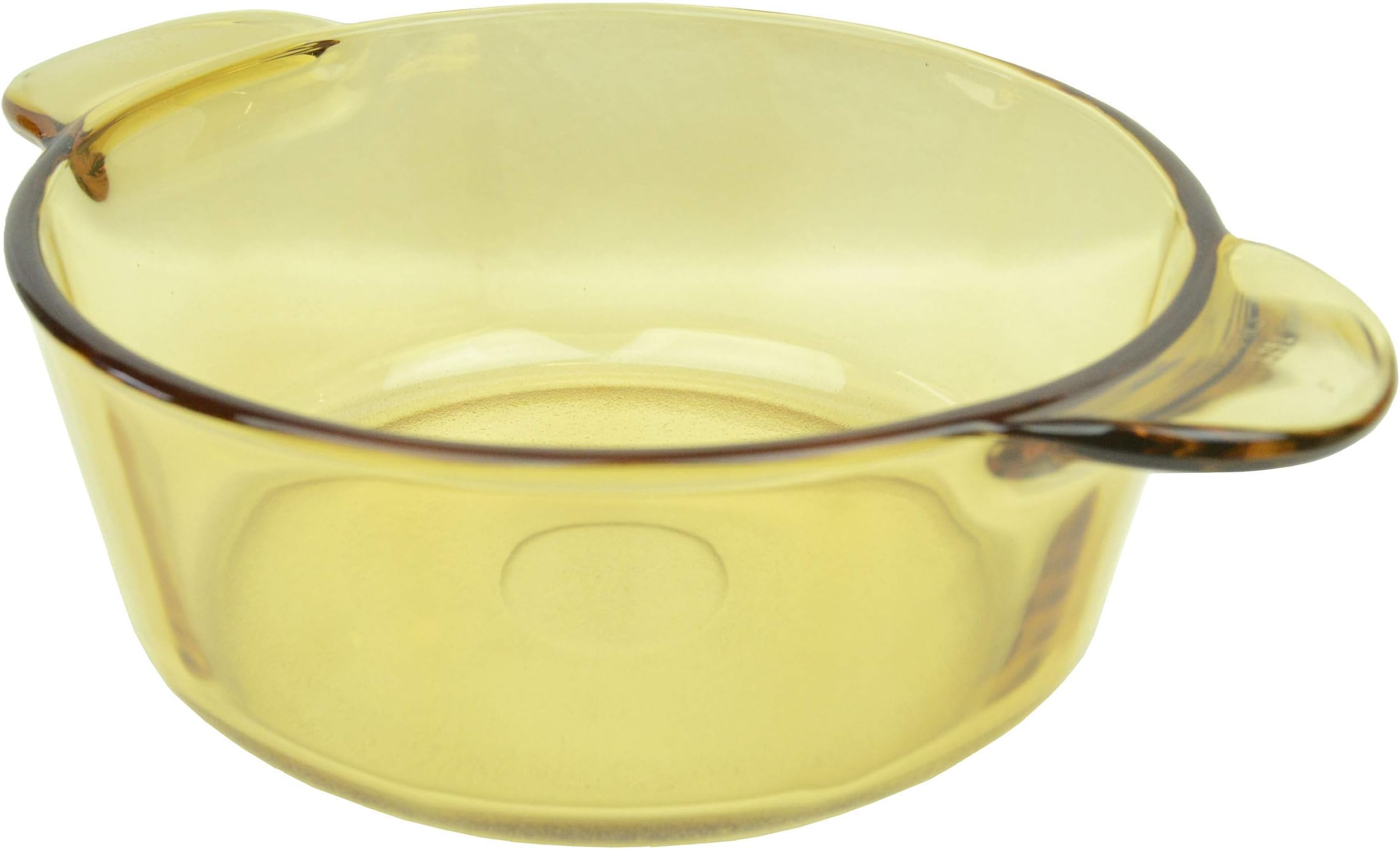 Visions Amber Glass Casserole Dish/Dutch Oven Pot : Amazon.co.uk: Home ...
