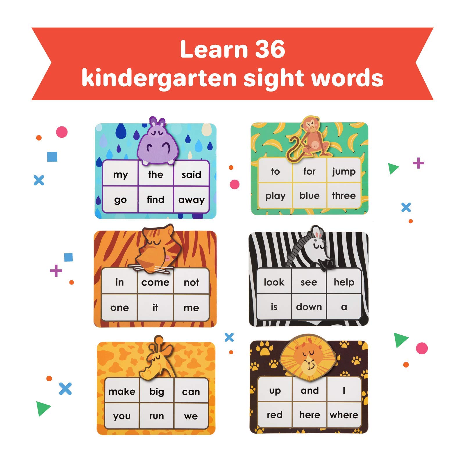 Fridge Magnets For Toddlers Barnacle Toys Wild Word Safari - Sight Word ...