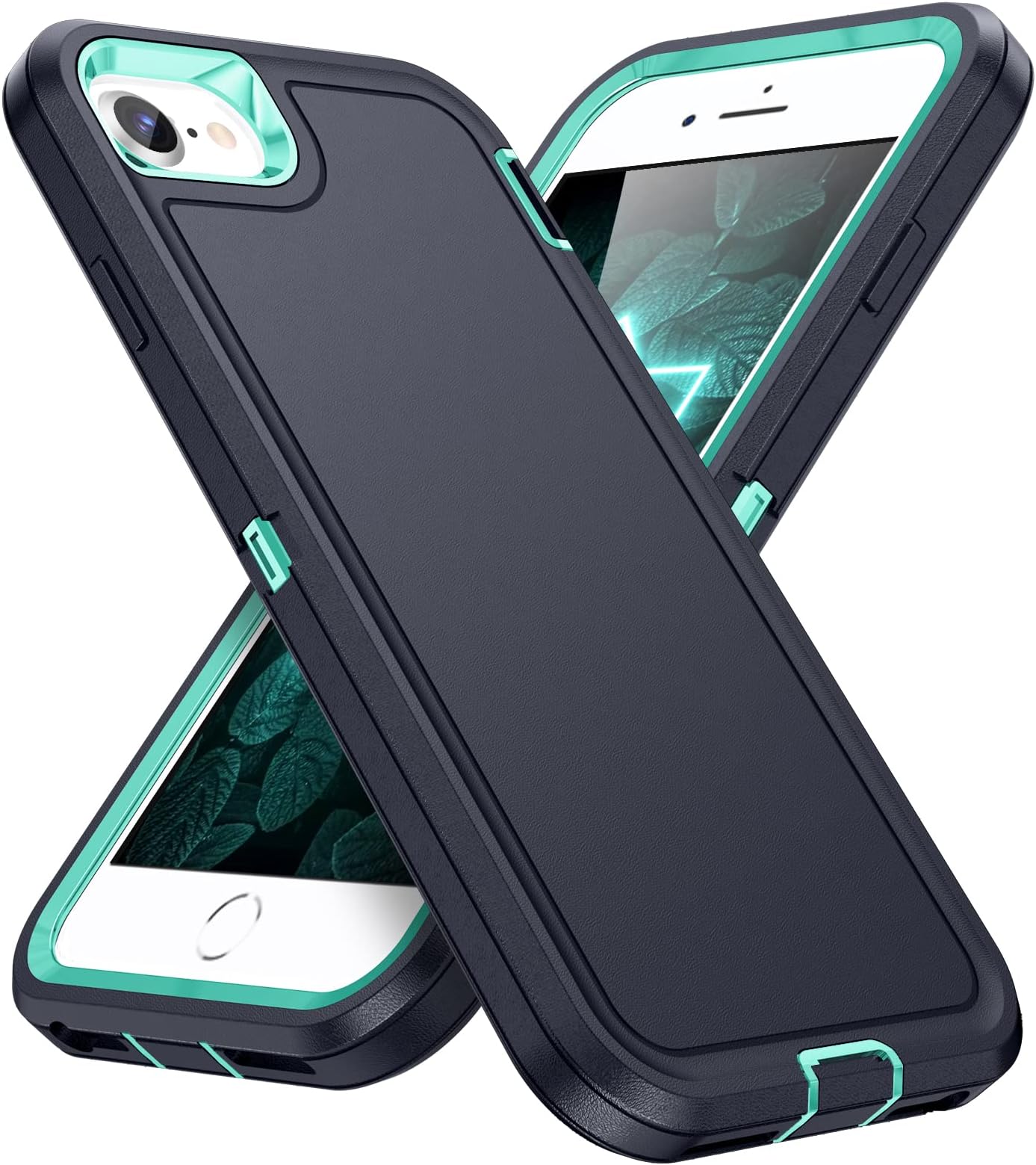 Amazon.com: IDYStar for iPhone SE 2020 Case for Men,Hybrid Drop Test ...