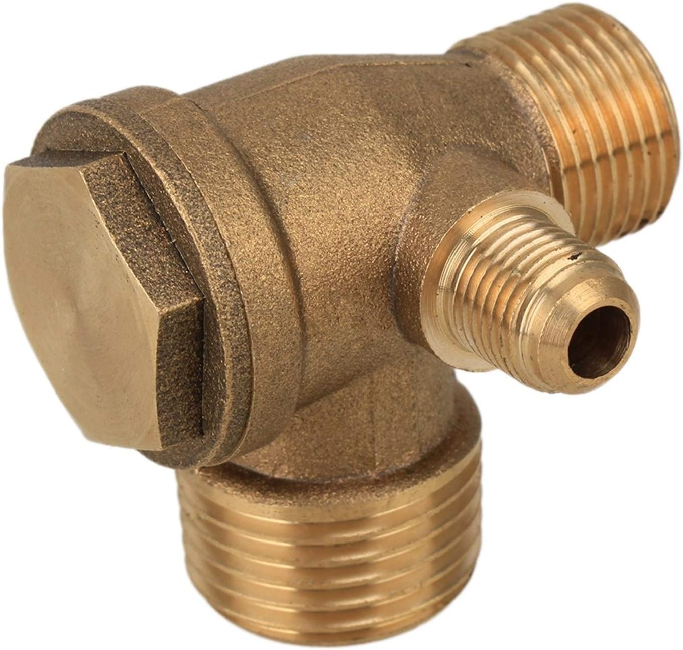Amazon.com: DOLUNTO Check Valves Alloy/Pure Copper Threaded Pipe Check ...