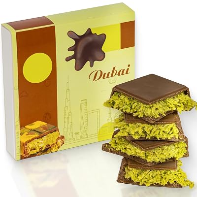 Dubai Chocolate Bar with Pistachio – 3.5 oz – Bermuda | Ubuy