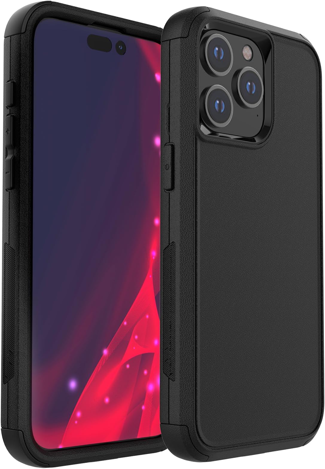 Amazon.com: X-belmox Heavy Duty 3-Layer iPhone 15 Plus Protective Phone ...