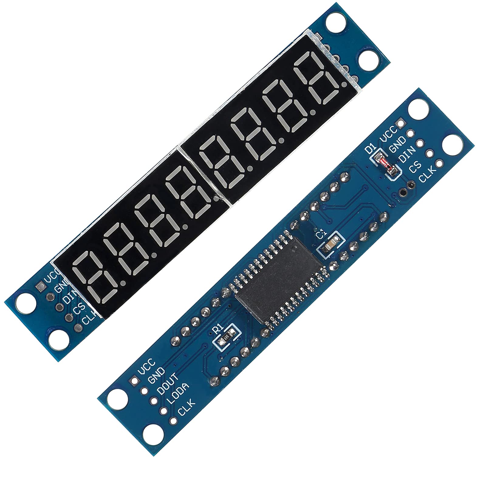 4pcs Max7219 8 Bit Digital Segment Led Display Tube 7 Segment Display Module For