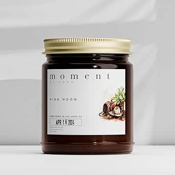 Amazon.com: High Noon - Tobacco and Leather Scented Classic Jar Candle ...