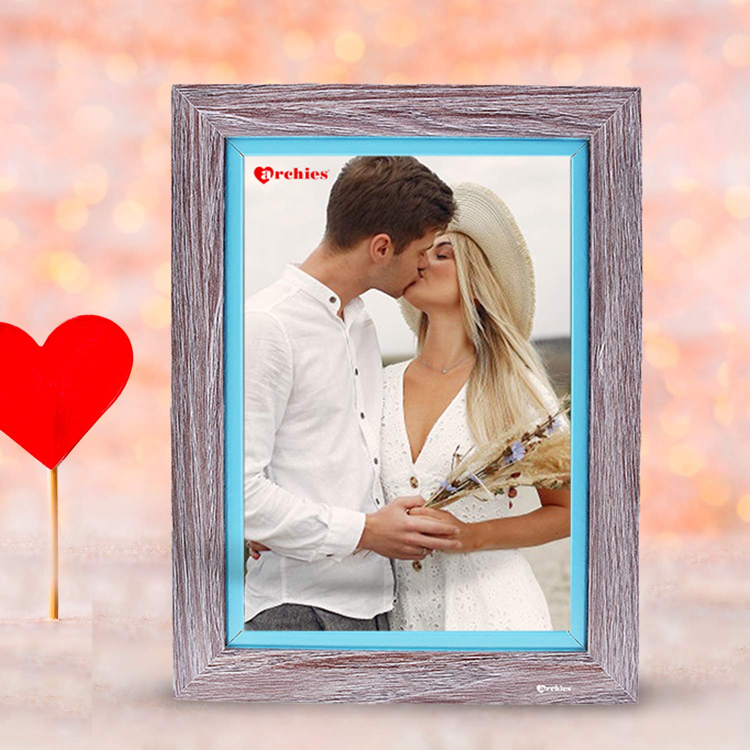 Romantic Love Frames 1 Personalized Couple Gift: I Love You To The