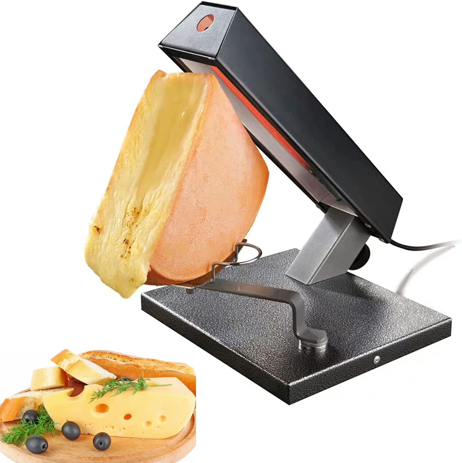 Commercial Cheese Melter, 600W Electric Raclette Cheese Grill Melter ...