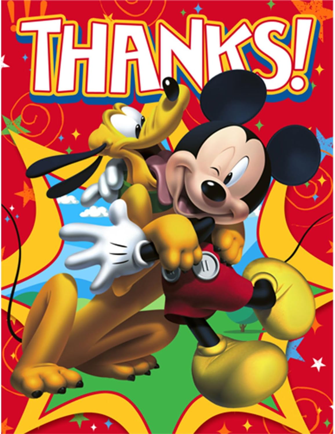 Mickey Thank You Notes (8-pack) : Amazon.ca: Office Products