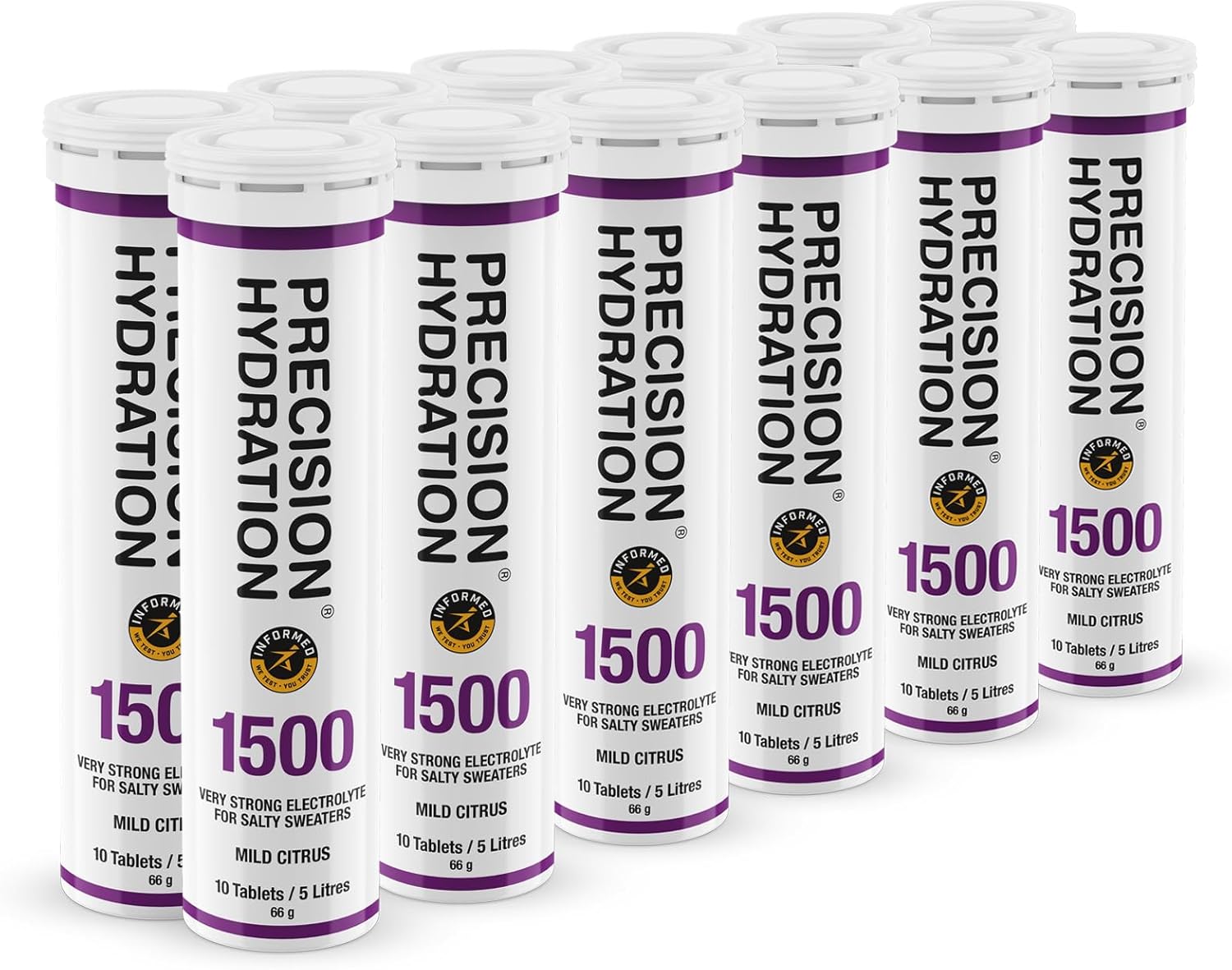 Precision Hydration Electrolytes Tablets - Multi Strength Effervescent ...