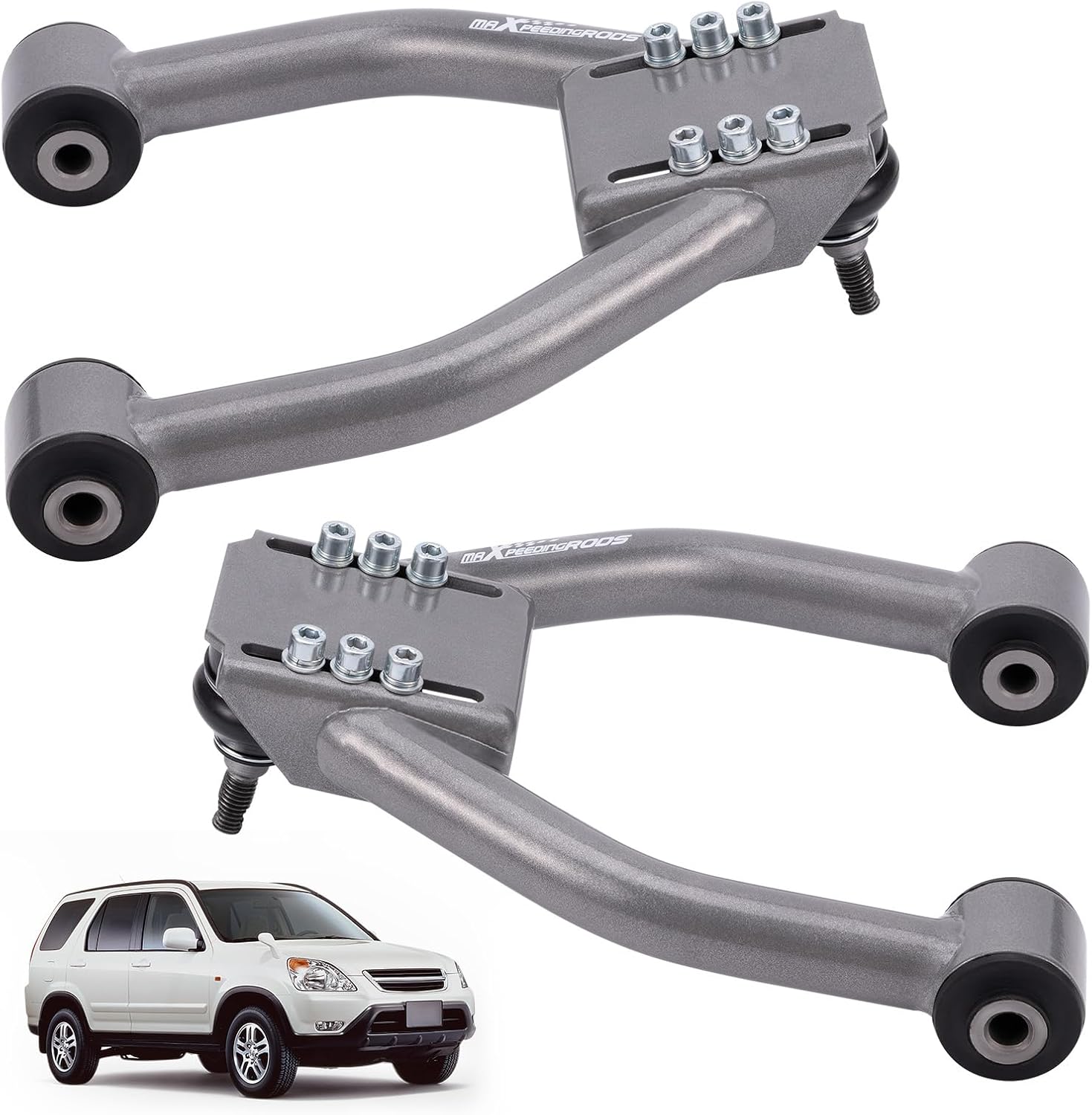 Amazon.com: maXpeedingrods Front Upper Control Arms for Honda CRV 1997 ...