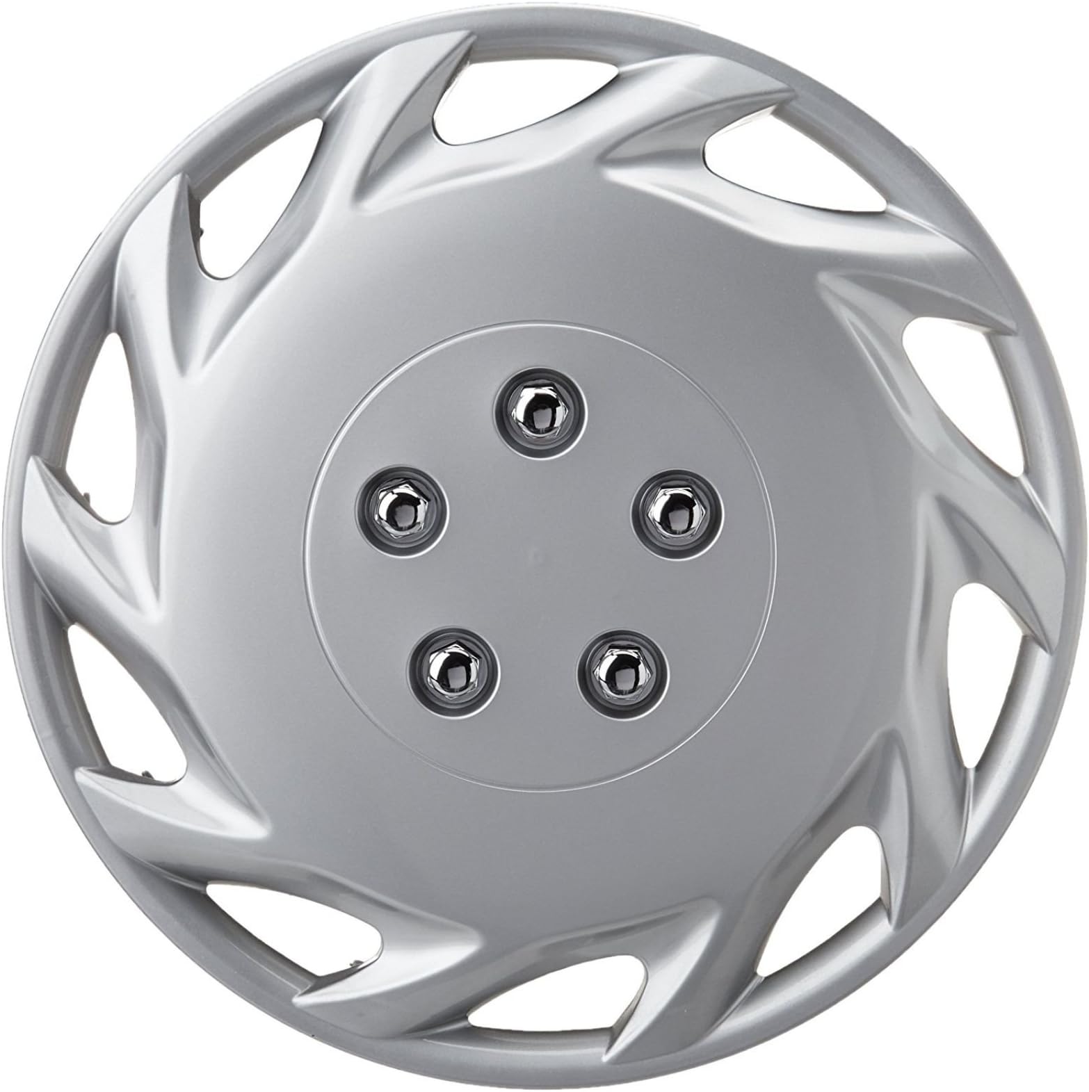 XtremeAuto® 14'' Classic Silver Car Wheel Trim Hub Cap Covers Turbine ...