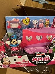 Amazon.com: Disney Junior Minnie Mouse Bow-Liner Jet Toy Figures and ...