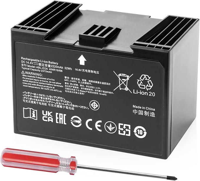 Vacuum Cleaner Batteria per iRobot Roomba j7 i4 j8+, pour Combo j5 i5 ...