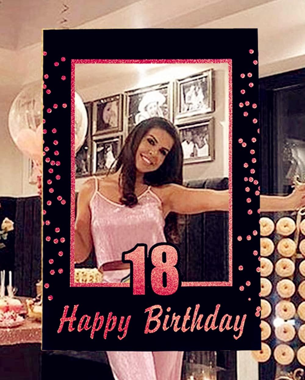 Buy LaVenty Rose Gold 18th Birthday Party Photo Booth Props 18th buy-laventy-rose-gold-18th-birthday-party-photo-booth-props-18th