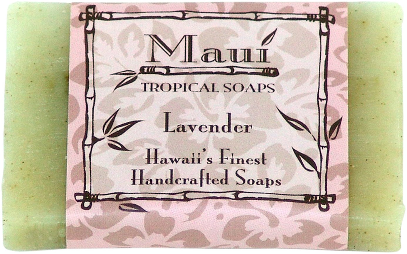 Amazon.com : Maui Tropical Soaps Hawaiian Guest Soap Lavender Blossom ...
