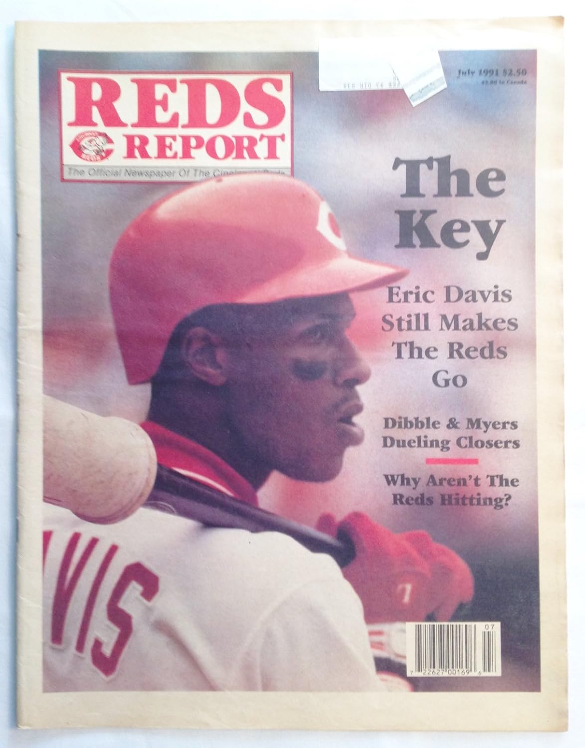 "Reds Report" - Official Newspaper of Cincinnati Reds - Eric Davis ...